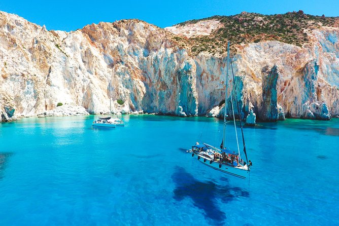 Best of Milos and Poliegos Catamaran snorkelling Cruise with BBQ - Key Points