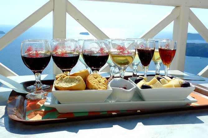 Best of Santorini, Private 4 Hour Island Tour, Oia, Winery, Pyrgos, Caldera - Wine Tasting Experience at a Traditional Winery