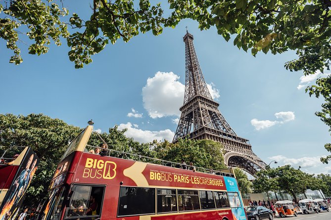 Big Bus Paris Hop-On Hop-Off Tour With Optional River Cruise - Itinerary and Major Stops