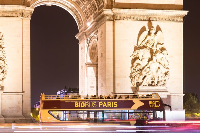 Big Bus Paris Open Top Night Tour - Key Landmarks and Attractions