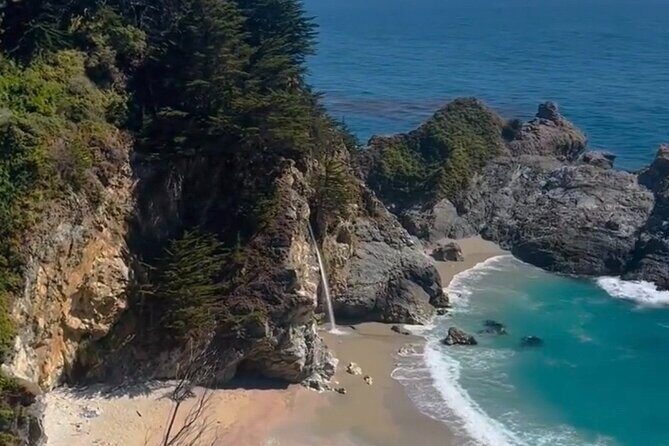 Big Sur California Coast McWay Falls opt from Monterey Carmel - The Itinerary in Detail