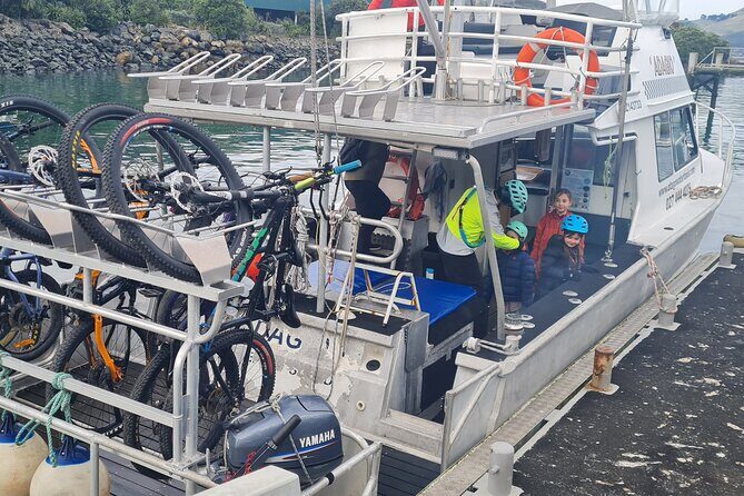 Bike Ferry Port Chalmers to Quarantine Island and Portobello, - A Detailed Look at the Otago Water Taxis & Tours Bike Ferry