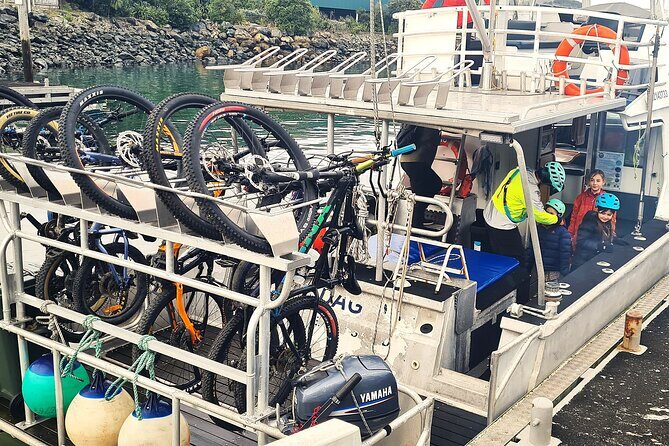 Bike Ferry Portobello to Port Chalmers and Quarantine Island - The Value of the Bike Ferry
