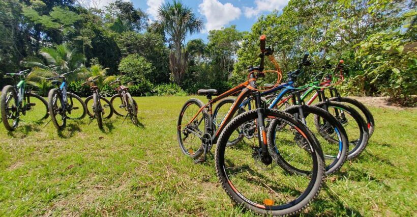 Biking in Peruvian rainforest with Lagoon visit - Key Points