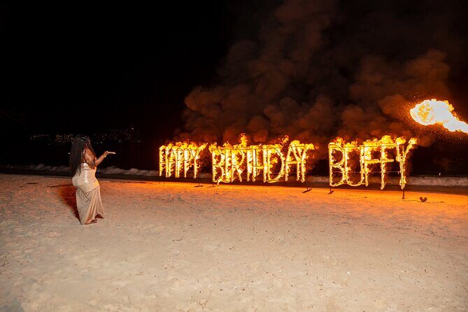 Birthday Fire Show experience in Montego Bay - Key Points
