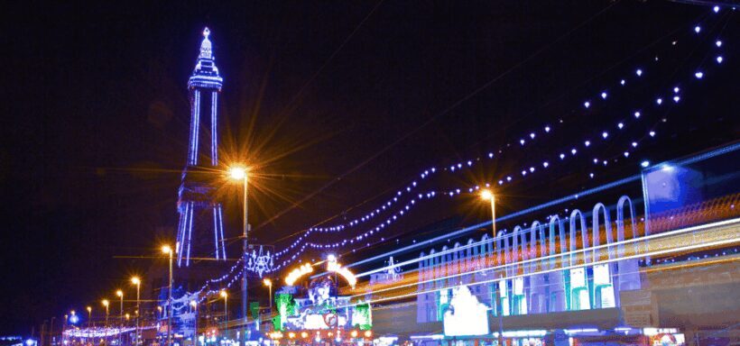 Blackpool Christmas Lights Walking Tour with an App - Key Points