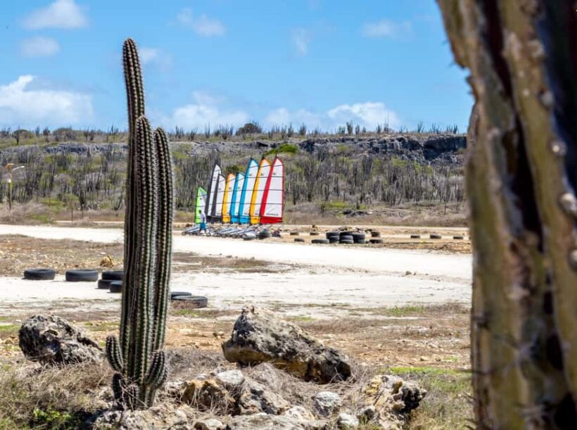 Blokart Landsailing on the shores of the Caribbean Bonaire - Key Points