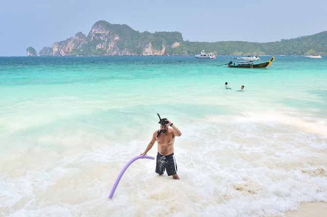 Blu Anda Catamaran to Phi Phi from Phuket - First Stop: Snorkeling and Exploring Loh Lana Bay