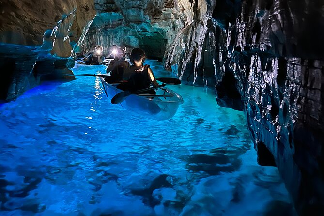 Blue Cave Transparent Kayak Night Glow Adventure - Meeting and Pickup Details