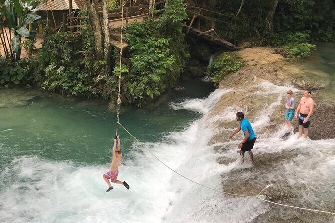 Blue Hole and Dunn's River Adventurous and hiking waterfalls from Ocho Rios - Frequently Asked Questions
