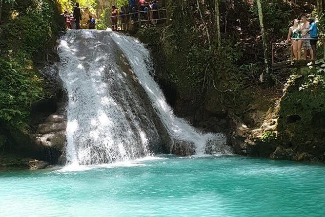 Blue Hole and Dunn's River Falls Private Tour from Montego Bay - Key Points