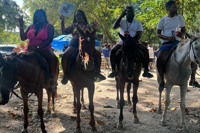 Blue Hole Falls& Horseback Riding Tour Ocho Rios from Montego Bay - The Sum Up