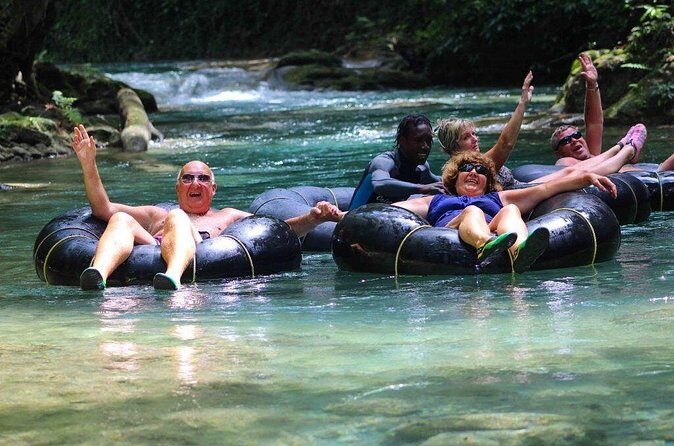 Blue Hole Secret Falls and River Tubing Tour - Transportation and Duration