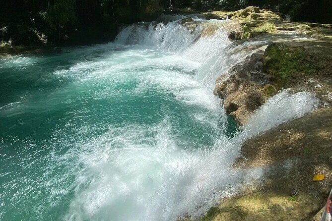 Blue Hole, Secret Falls & River Rapids Tubing from Montego Bay - The Transportation and Timing
