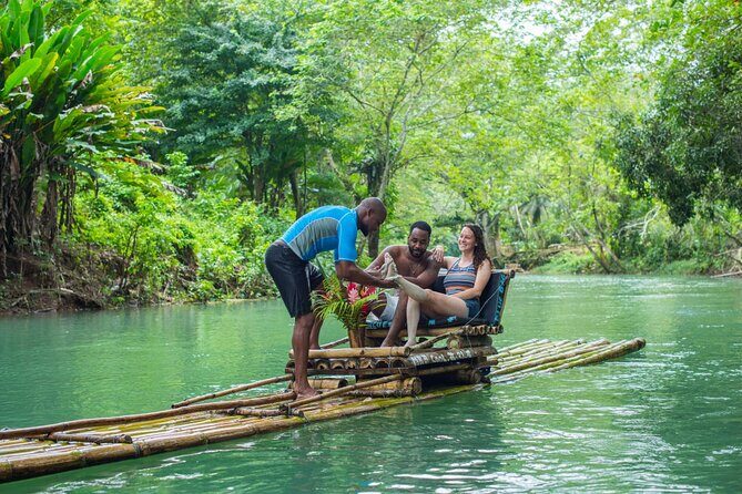 Blue Hole Waterfall & Bamboo Rafting Tour Ocho Rios-Transfer Only - Authenticity and Traveler Feedback