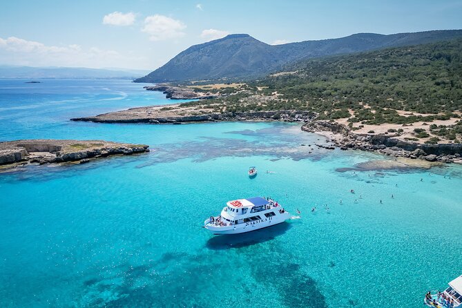 Blue Lagoon (Akamas) Bus & Boat Tour with Water Slide from Paphos - Key Points