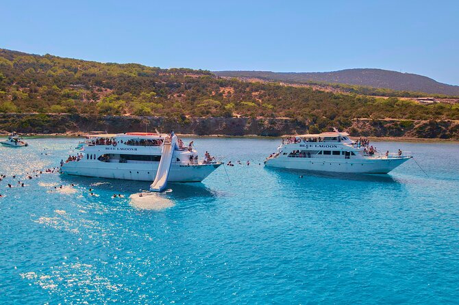 Blue Lagoon (Akamas) From Paphos With Water Slide and Aircon - Dining and Refreshments