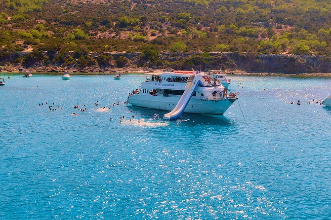 Blue Lagoon (Akamas) From Paphos With Water Slide and Aircon - Onboard Entertainment