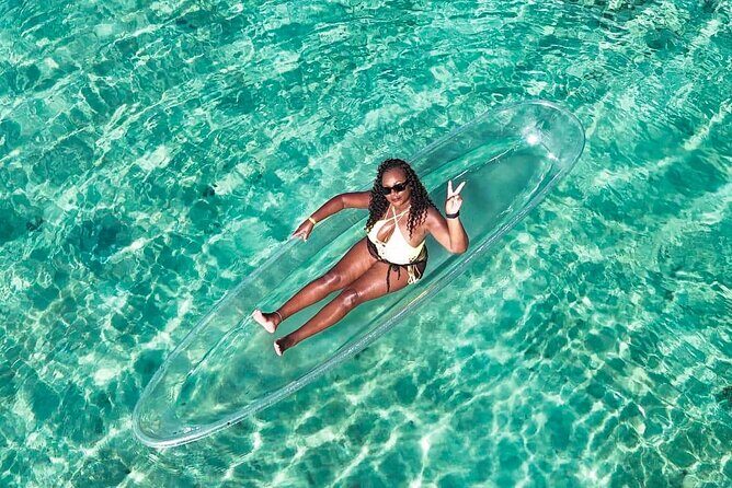 Blue Ocean Clear Kayak Photoshoot in Jamaica - Key Points