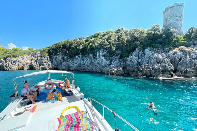 Boat Excursion to Gaeta With a Stop for Swimming and Snorkeling 2 HOURS - Meeting and Ending Points
