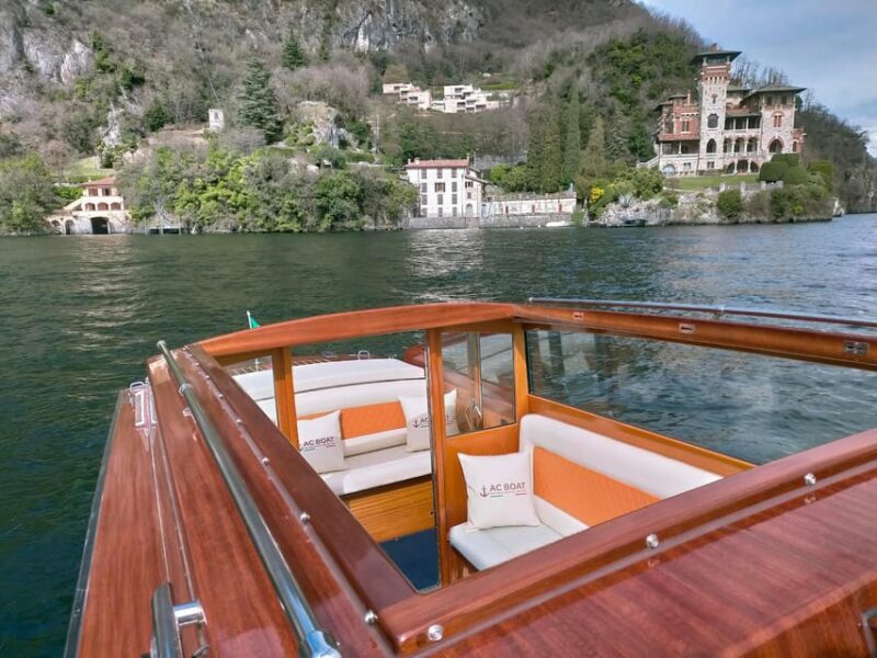Boat Tour from Menaggio by Classic Venetian Wooden Limousine - Key Points