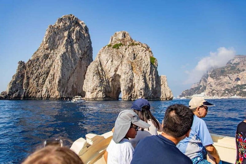 Boat Tour to Capri with Lunch on Board, Swimming and Fun - Key Points