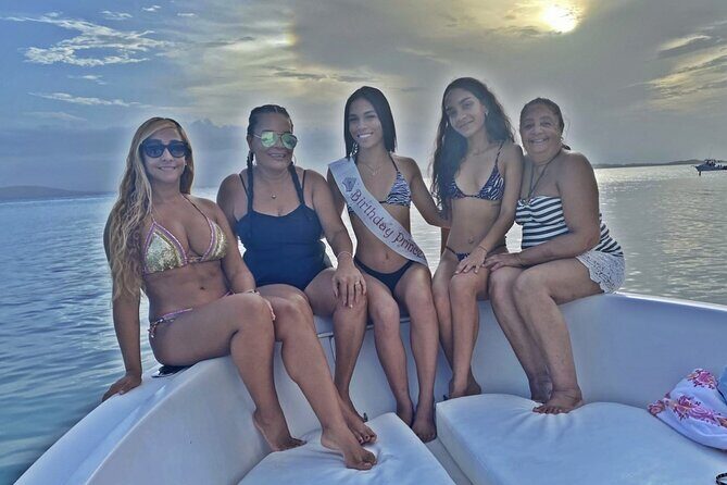 Boat trip in palomino /icacos /fajardo Puerto Rico - The Itinerary in Detail