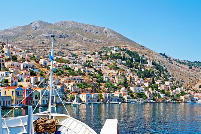 Boat Trip to Symi Island with swimming stop at St George Bay - The Sum Up