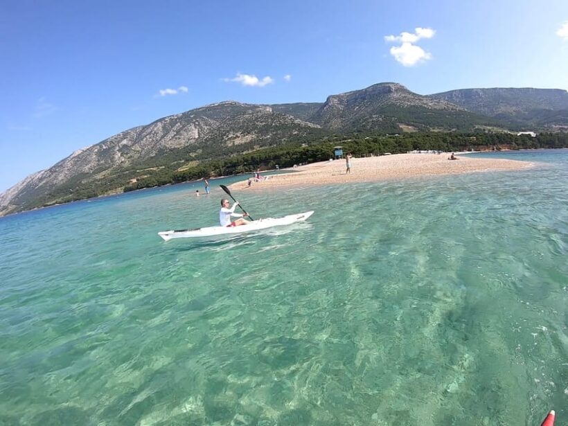 Bol: Zlatni Rat Beach Kayak Tour with Snorkeling - Exploring the Zlatni Rat Beach Kayak Tour with Snorkeling