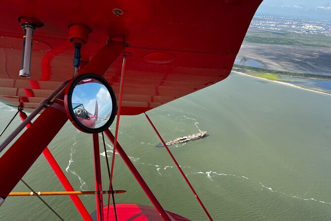 Bolivar Lighthouse Tour, Open Cockpit Biplane Ride - What Is the Bolivar Lighthouse Biplane Tour?