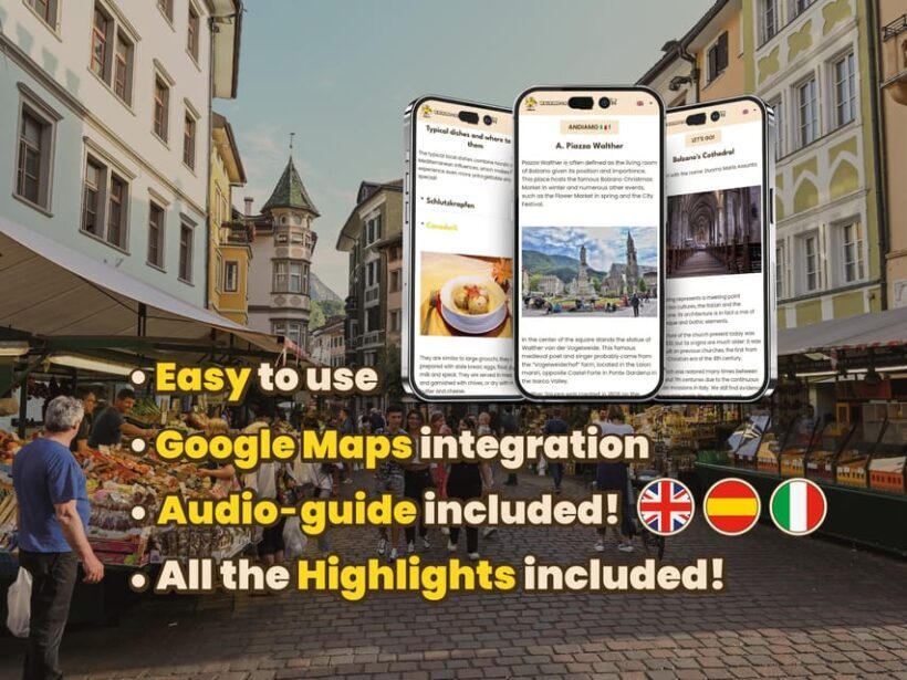 Bolzano: Digital guide made with a Local for your tour - What to Expect from the Digital Tour of Bolzano