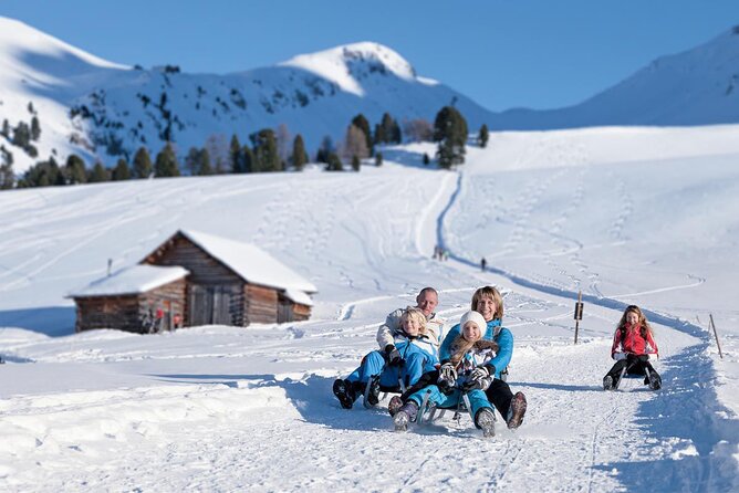 Bolzano Dolomites: Winter Hiking & Sledding Experience - Tour Inclusions and Meeting Details