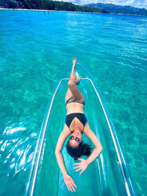 Boracay - Crystal Kayak phot-op Experience - The Scenery and Timing Perfect for Photos