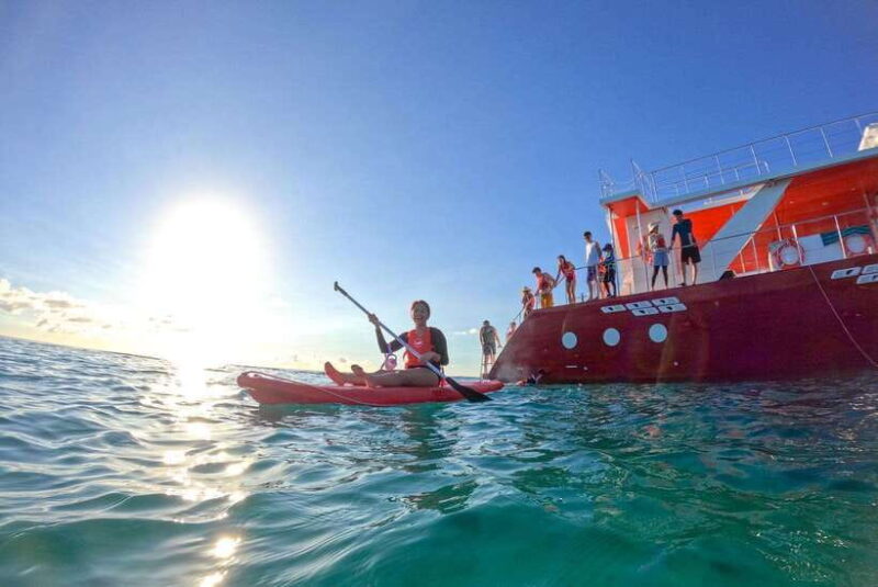Boracay Helicopter Tour with Red Whale Party Yacht - The Red Whale Party Yacht: From Scenic Cruising to Sunset Dancing