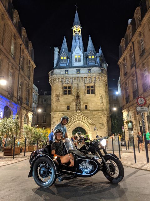 Bordeaux: Nighttime Sidecar Tour with Wine Tasting - Key Points