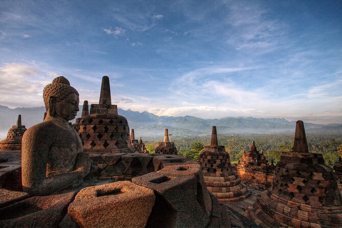 Borobudur Climb Up, Merapi Volcano, Prambanan one Day Tour - A Detailed Look at the Itinerary