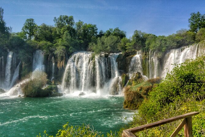 Bosnia Day Trip: Mostar and Kravice Waterfalls by Luxury Minibus - Exploring Kravice Waterfalls