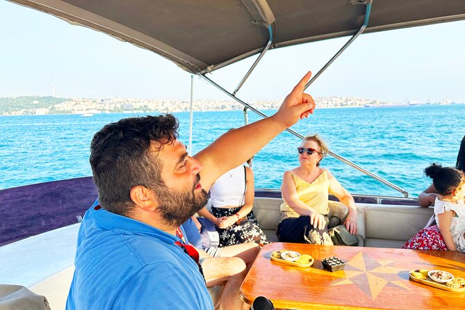 Bosphorus & Golden Horn: Sunset Yacht Cruise With Expert Guide - Guide and Refreshments