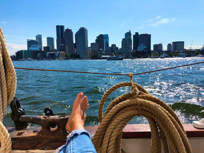 Boston: Tall Ship Harbor Sail with Weekend Brunch Option - Drinks and Snacks