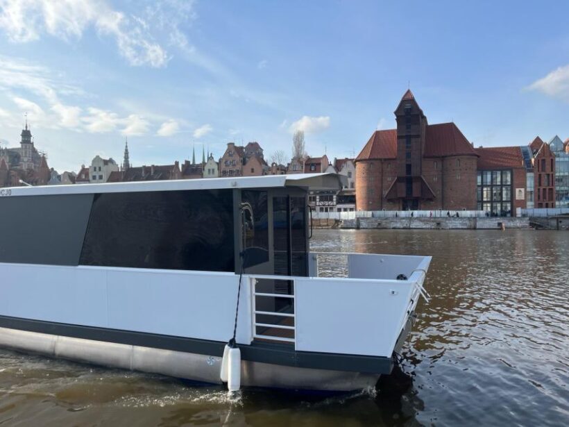 Brand New Tiny Water Bus on Motawa River in Gdask - The Sum Up