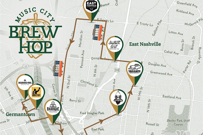 Brewery Hop-On Hop-Off Trolley Tour of Nashville - The Sum Up