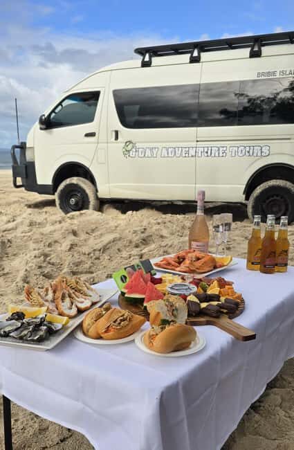 Bribie Island: Sea to Table 4WD, Kayak, & Seafood Lunch Tour - Exploring Bribie Island by 4WD