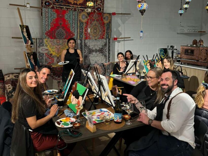 Brisbane: Paint and Sip Classes - Acrylic, Canvas & Wine - An In-Depth Look at the Experience