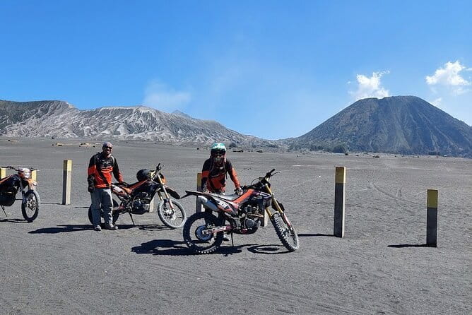 Bromo Guided Dirt Bike Adventuring Tour - Exploring the Sand Dunes and the Crater