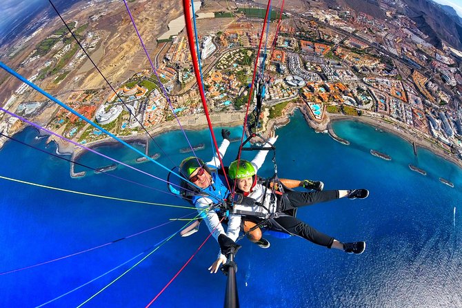 BRONZE tandem paragliding flight in South Tenerife, free pick up - An Exciting Way To See Tenerife From the Sky