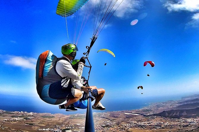 BRONZE tandem paragliding flight in South Tenerife, free pick up - What To Expect on the Day
