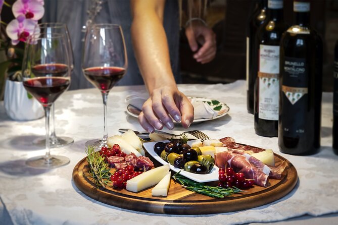 Brunello di Montalcino Wine Tasting with Tuscan appetizer in ancient residence - Key Points