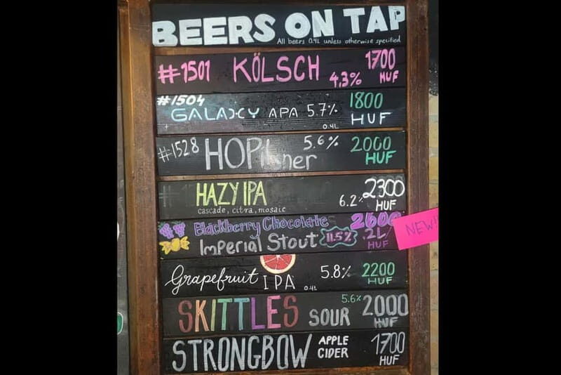 Budapest: 9-tier Hungarian & Craft Beer Tasting w/ snacks - Key Points