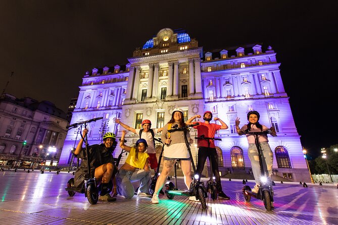 Buenos Aires Night Tour on Electric Scooter - Included Equipment and Beverages