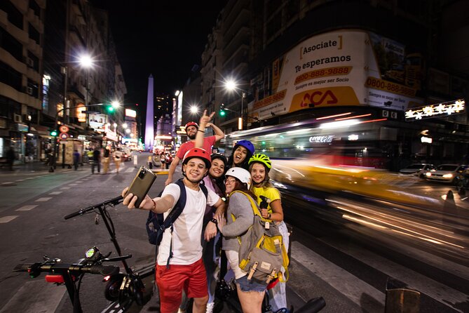Buenos Aires Night Tour on Electric Scooter - Public Transportation Options